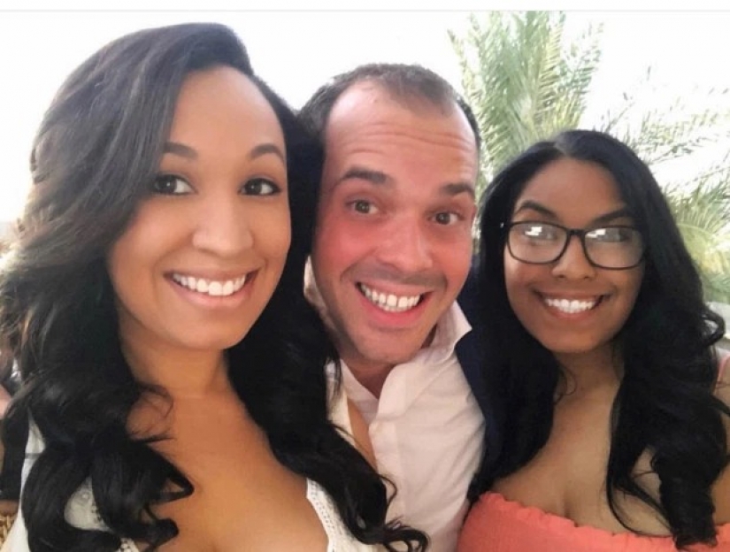 Polygamous harmony: the couple met at a Party with a girl and turned ...