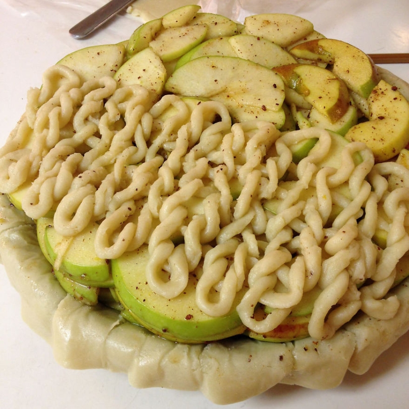 How to tie a pie - Pictolic