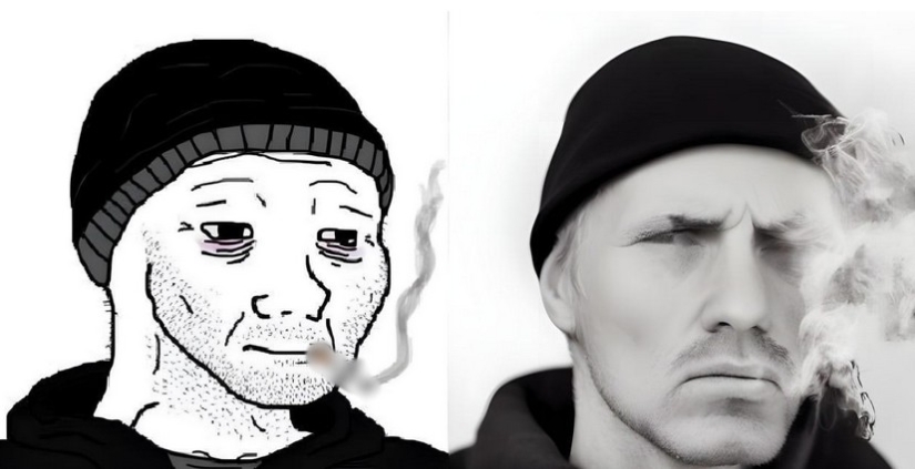 The Stable Diffusion neural network processed popular memes and got ...