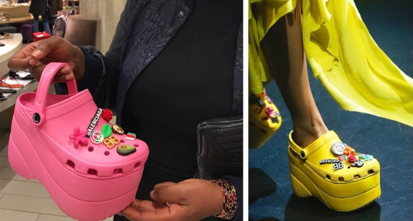 These designer crocs on the platform are disassembled for $ 850! - Pictolic