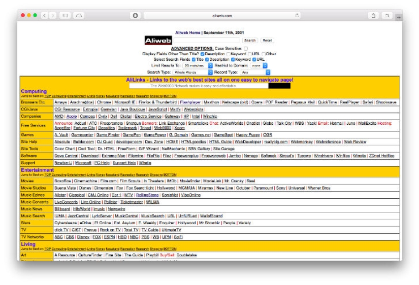 What the Internet looked like 30+ years ago - Pictolic