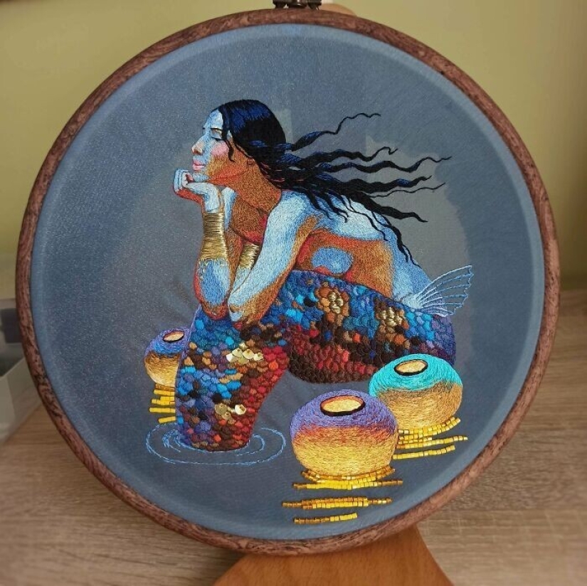 22 examples of stunning embroidery, diverse and very talented - Pictolic