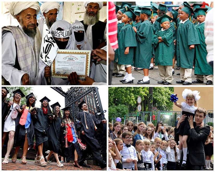 Graduation ceremonies around the world - Pictolic