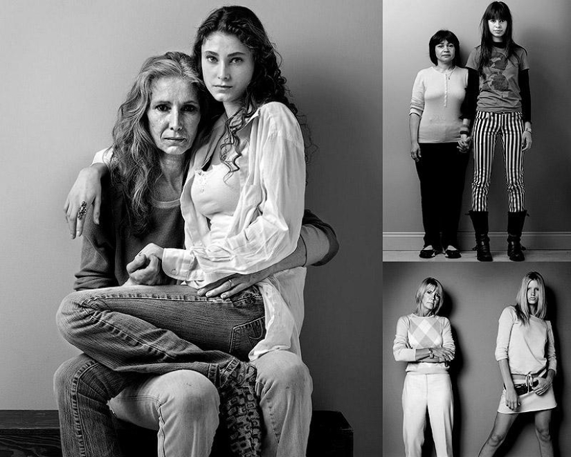 Models and their mothers - Pictolic