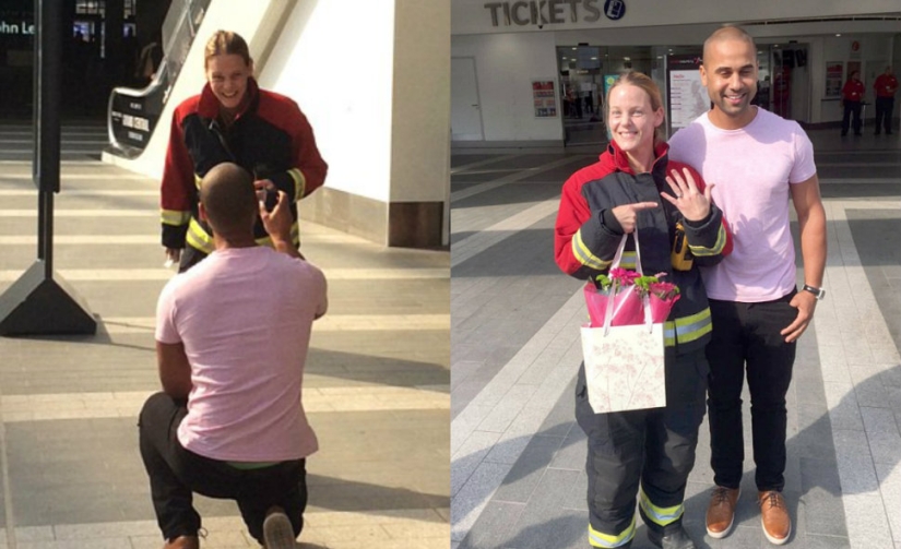 Normally burned out: the guy called rescuers to propose to a ...