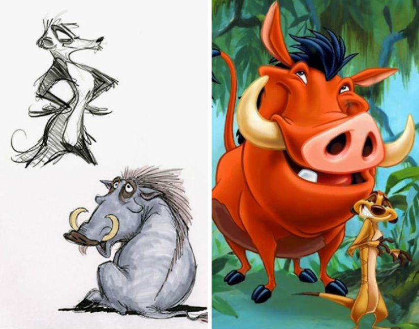What Disney characters looked like at the very beginning - Pictolic