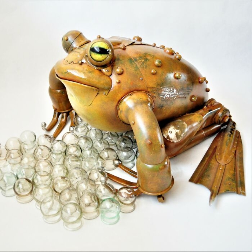 I Created These Unique Sculptures From Scrap Metal And Found Objects ...