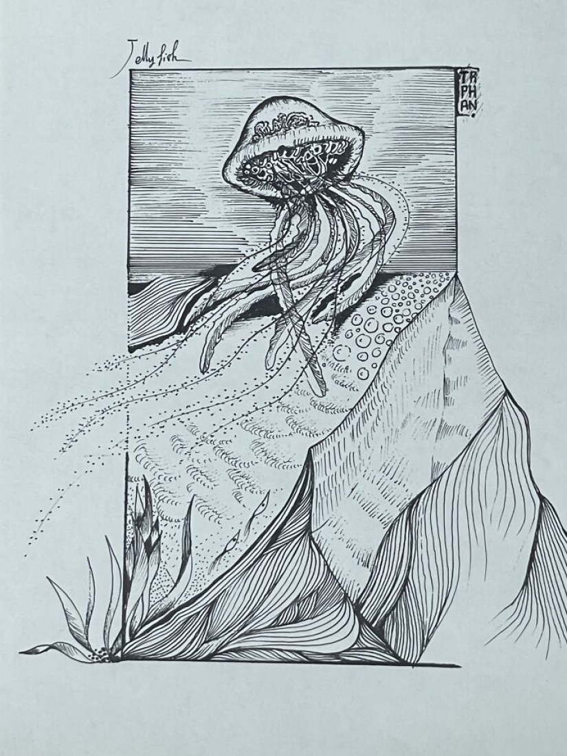 I Incorporated Lines And Parallel Strokes To Create These 15 Drawings ...